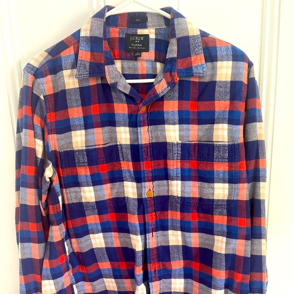 J. Crew | Shirts | Mens Slim Jcrew Flannel | Poshmark
